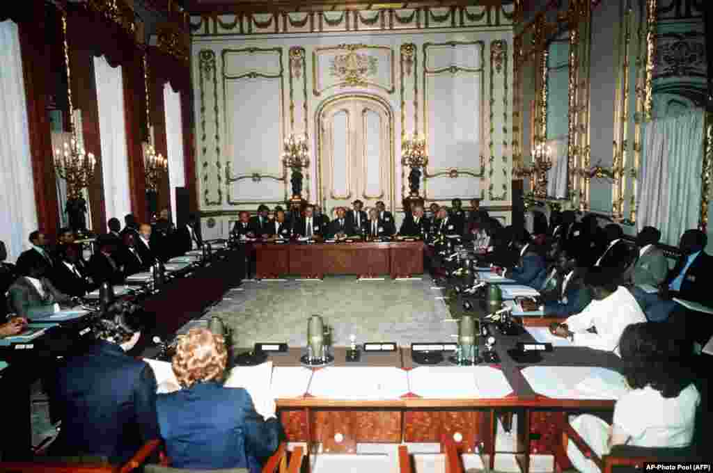 Flash Back ... Signing of the Lancaster House Agreement