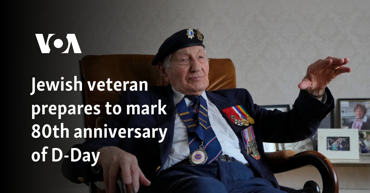 Jewish veteran prepares to mark 80th anniversary of D-Day