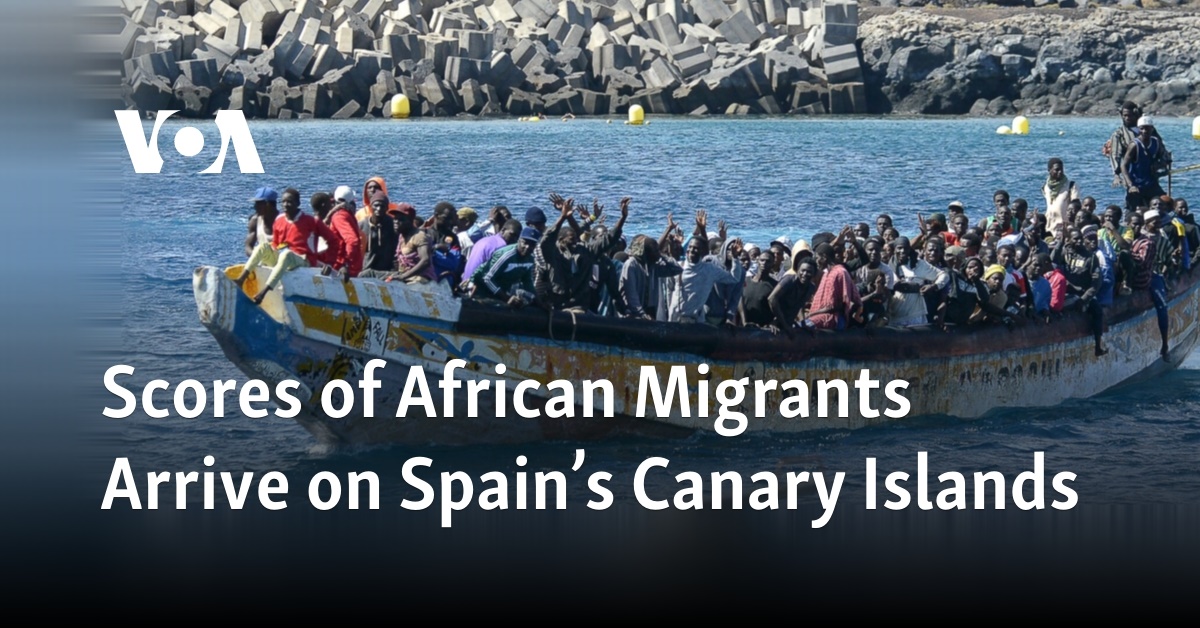 Scores of African Migrants Arrive on Spain’s Canary Islands