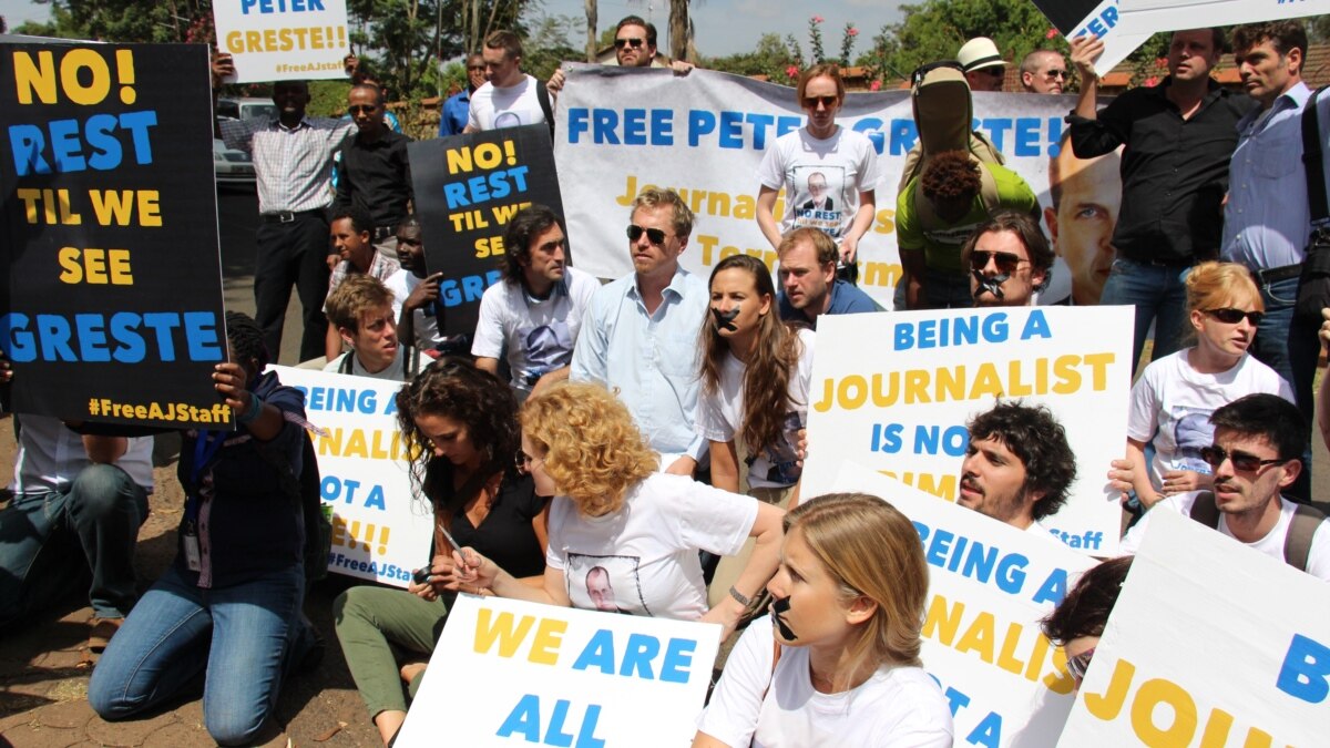 East Africa Journalists Demand Release of Reporters Held in Egypt