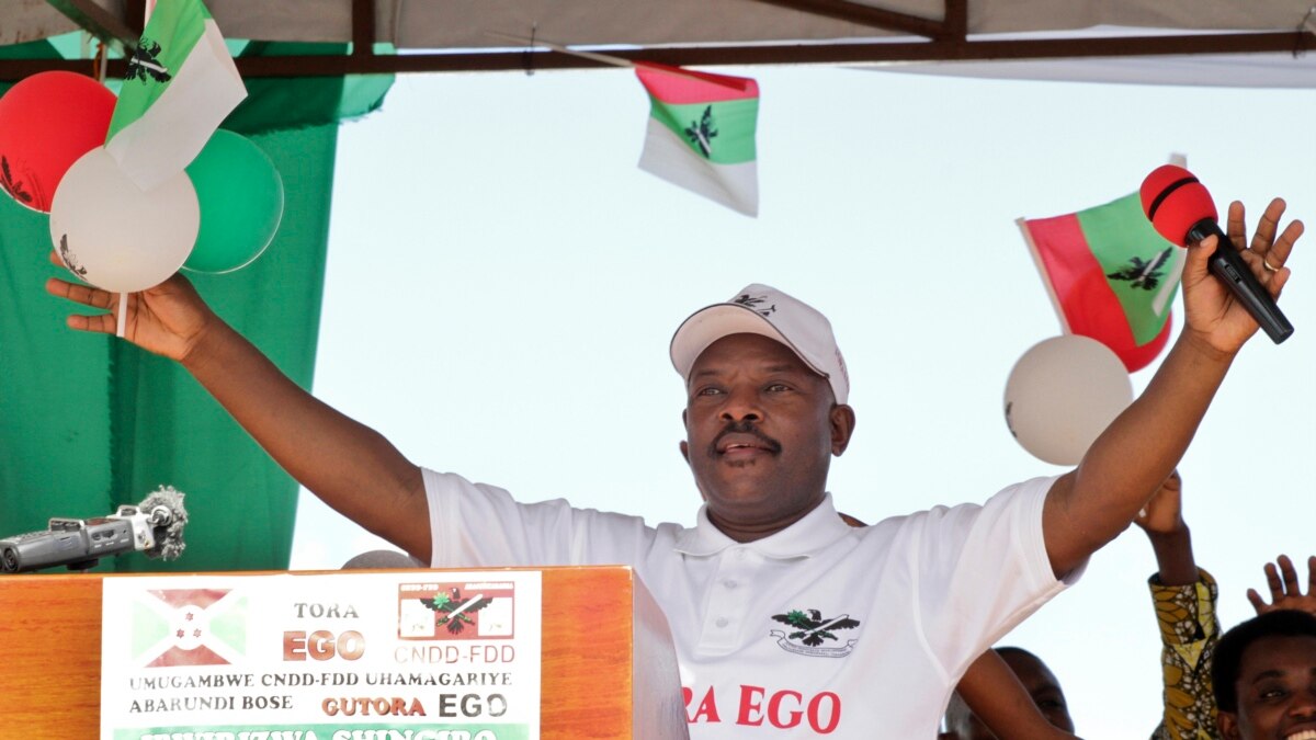Burundi's President Again Says He Won't Run For Another Term