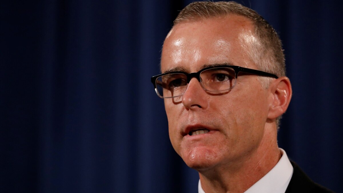 Mueller Punya Memo McCabe tentang Interaksinya dengan Trump