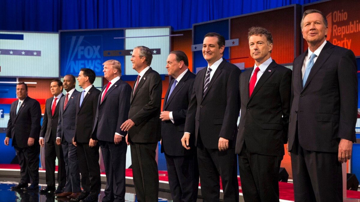 Top Republican Presidential Candidates Debate