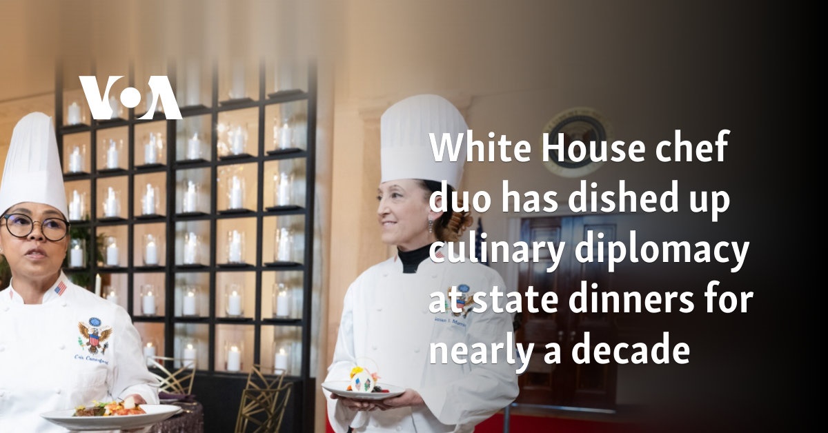 White House chef duo has dished up culinary diplomacy at state dinners ...