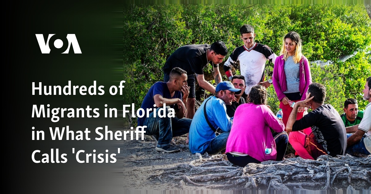 Hundreds of Migrants in Florida in What Sheriff Calls 'Crisis'
