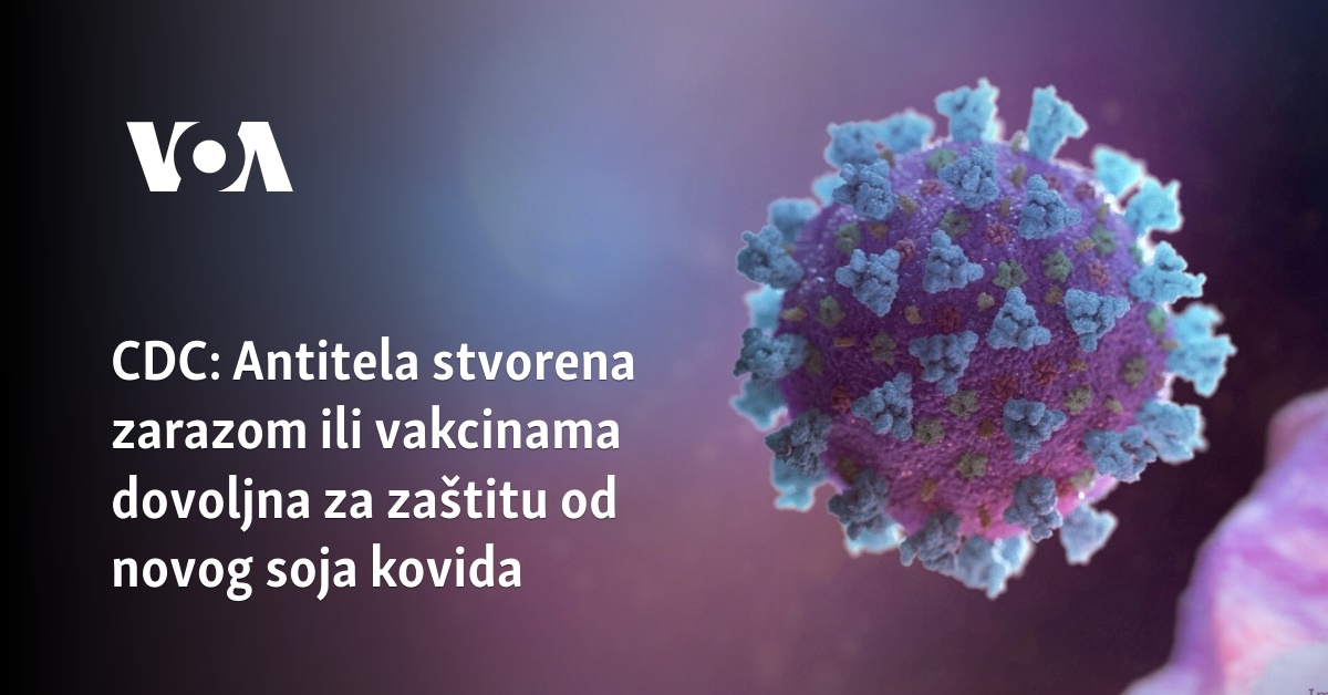 CDC: Antitela stvorena zarazom ili vakcinama dovoljna za zaštitu od ...