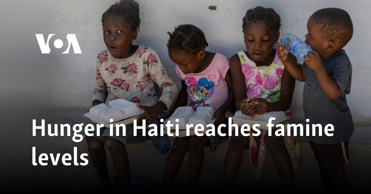 Hunger in Haiti reaches famine levels
