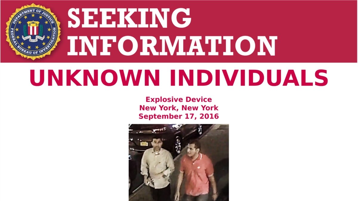 FBI Looking for 2 Men Who Allegedly Found Explosive Device in NYC