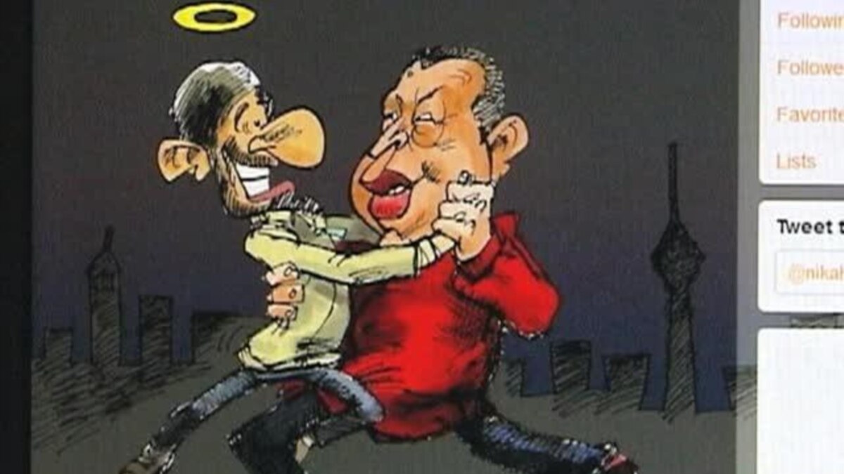 Political Cartoons Help Iranians View Election With Sense of Humor
