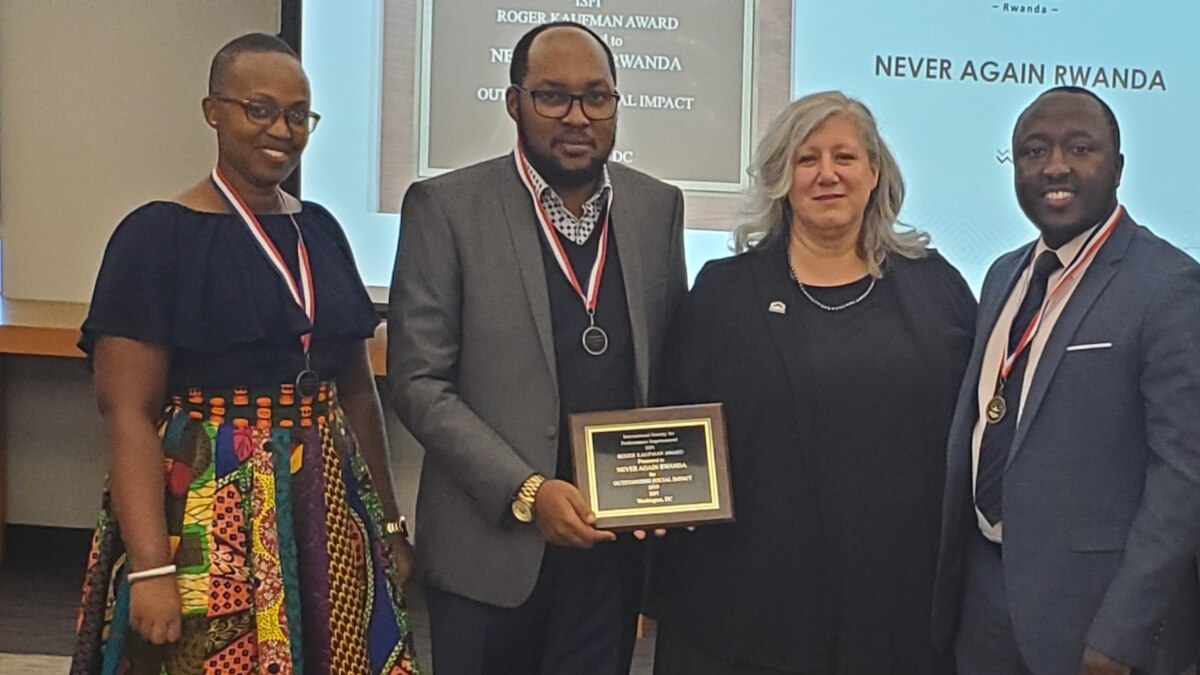 Umuryango Never Again Rwanda Wahembewe Kuba Indashyikirwa