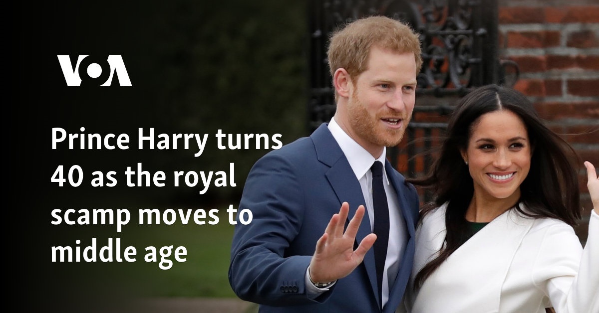 Prince Harry turns 40 as the royal scamp moves to middle age
