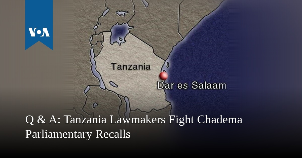 Tanzania Lawmakers Fight Chadema Parliamentary Recalls