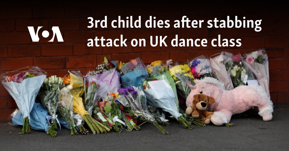 3rd child dies after stabbing attack on UK dance class
