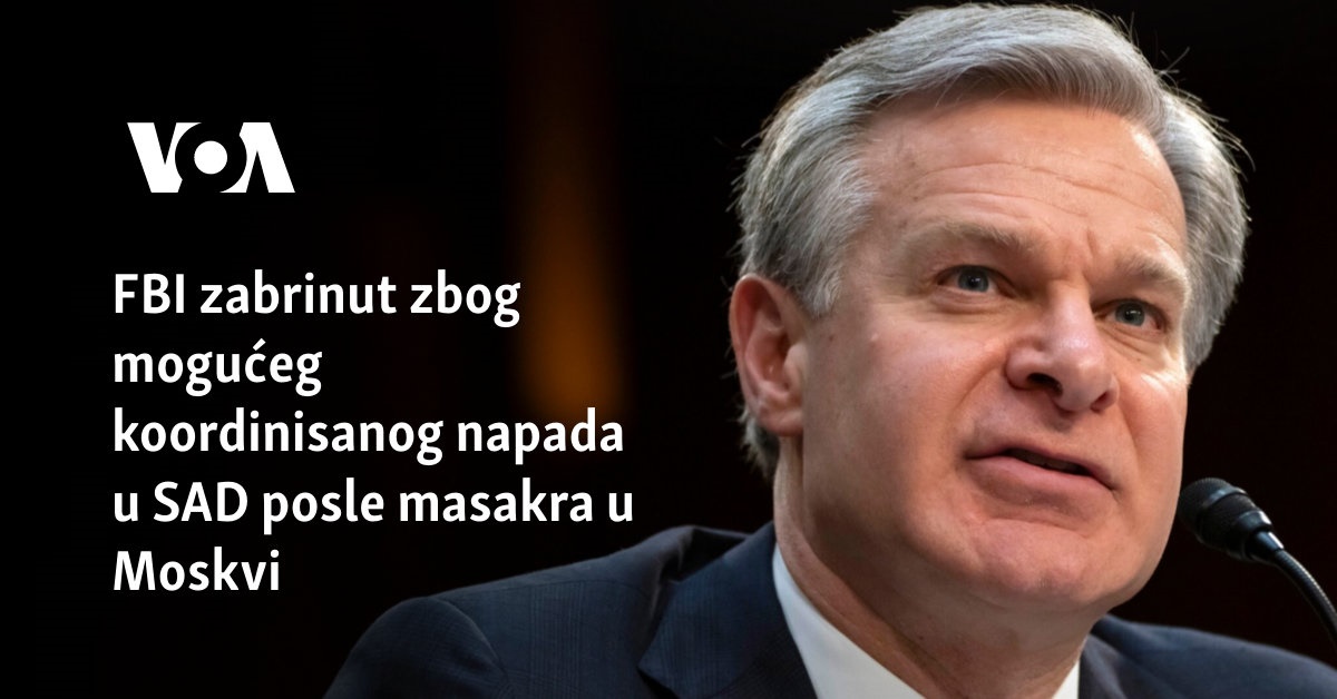 FBI zabrinut zbog mogućeg koordinisanog napada u SAD posle masakra u Moskvi