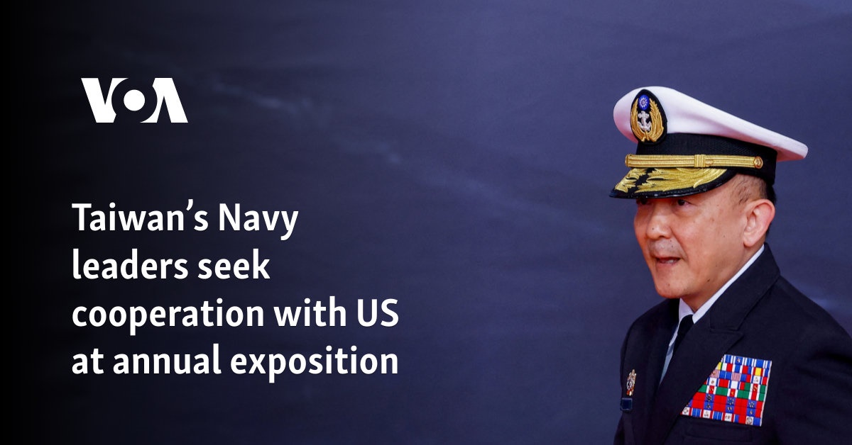 Taiwan’s Navy leaders seek cooperation with US at annual exposition