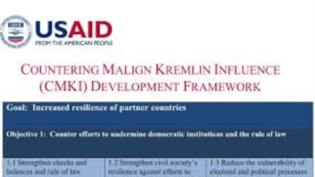 USAID's Countering Russia's Malign Influence