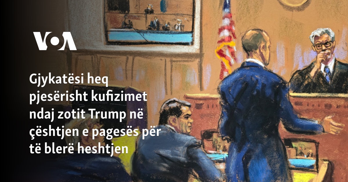 Gjykatësi heq pjesërisht kufizimet ndaj zotit Trump në çështjen për ...