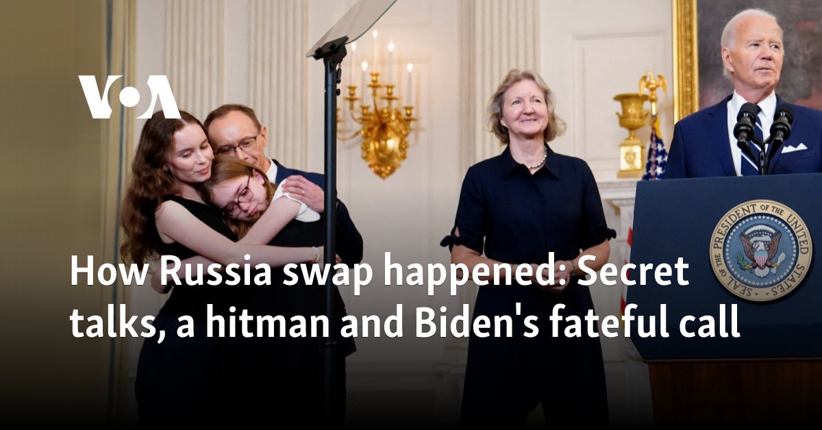 How Russia swap happened: Secret talks, a hitman and Biden's fateful call