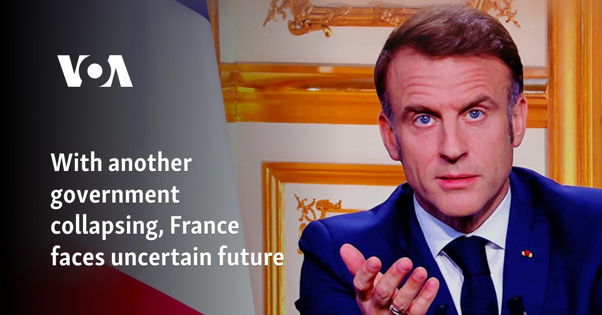 With another government collapsing, France faces uncertain future