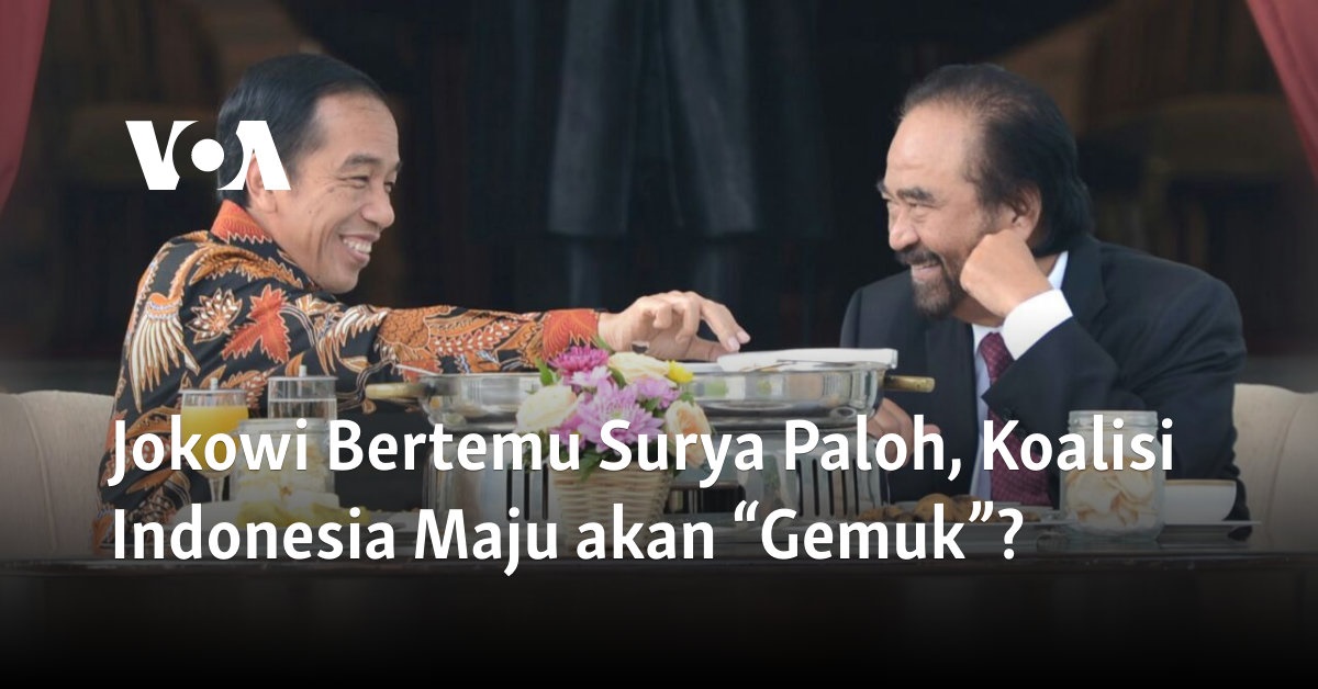Jokowi Bertemu Surya Paloh, Koalisi Indonesia Maju akan “Gemuk”?
