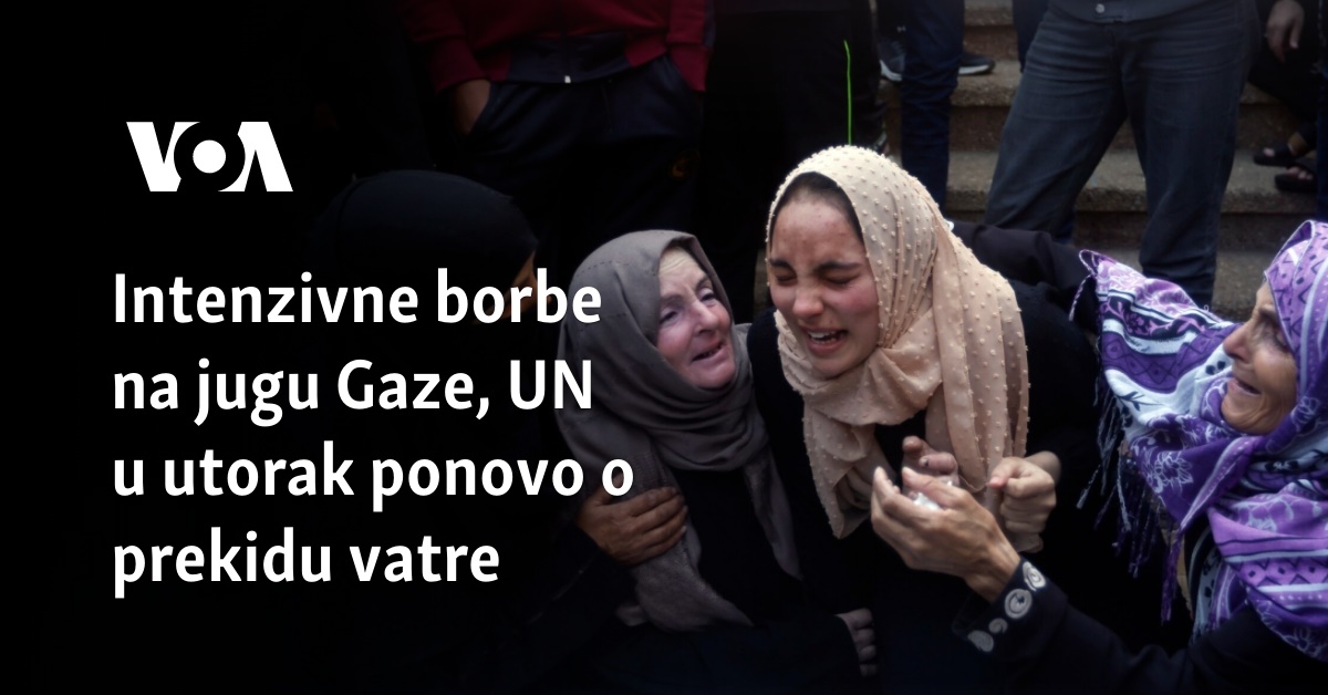 Intenzivne borbe na jugu Gaze, UN u utorak ponovo o prekidu vatre