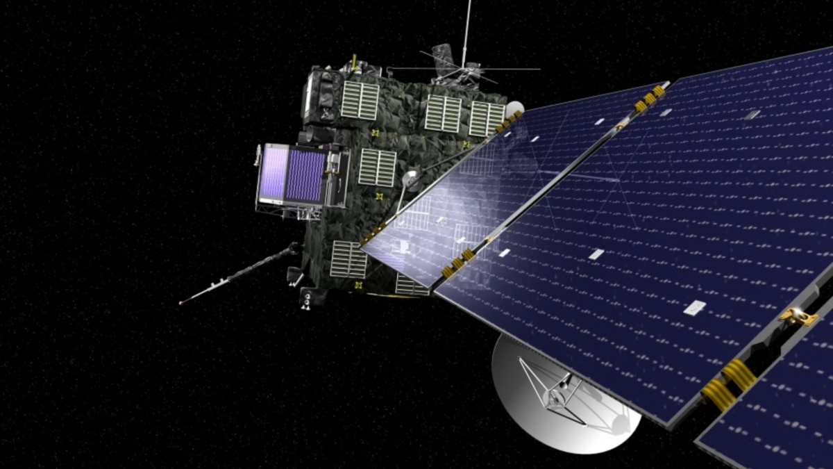 Rosetta Spacecraft Catches a Comet