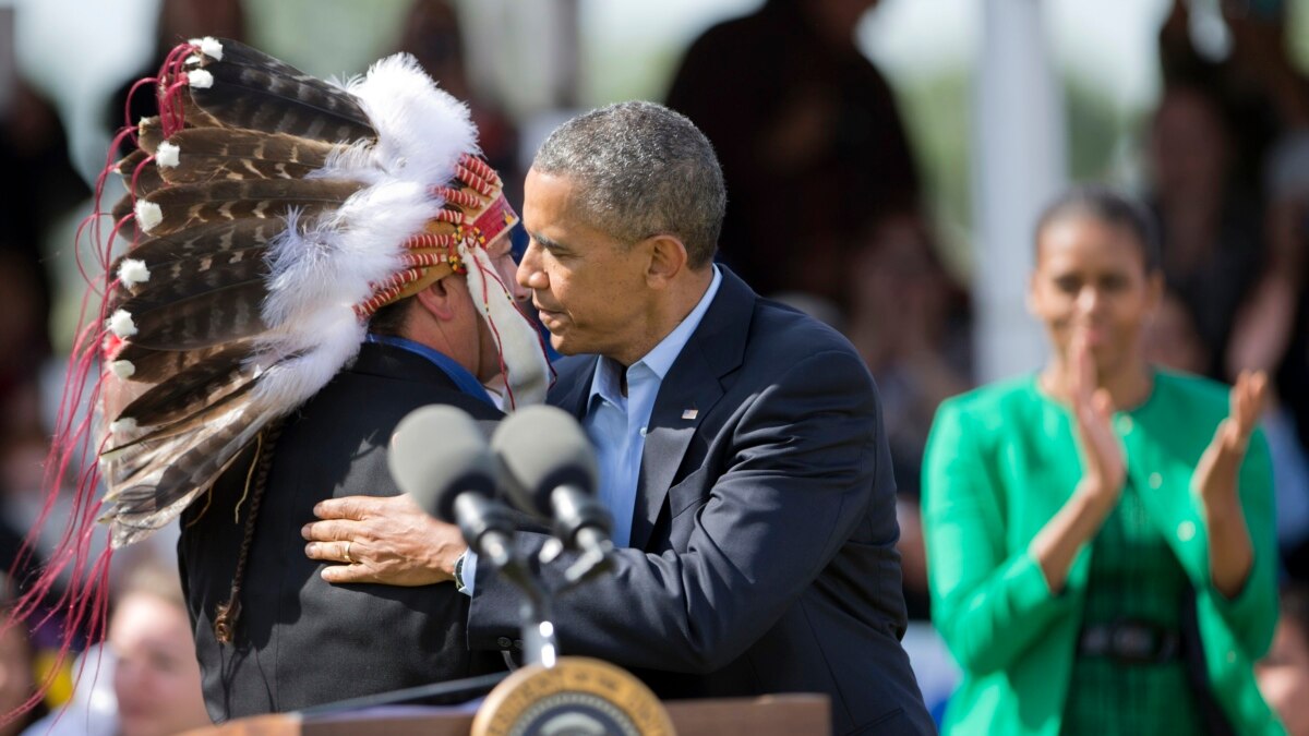 Obama Visits Native American Reservation
