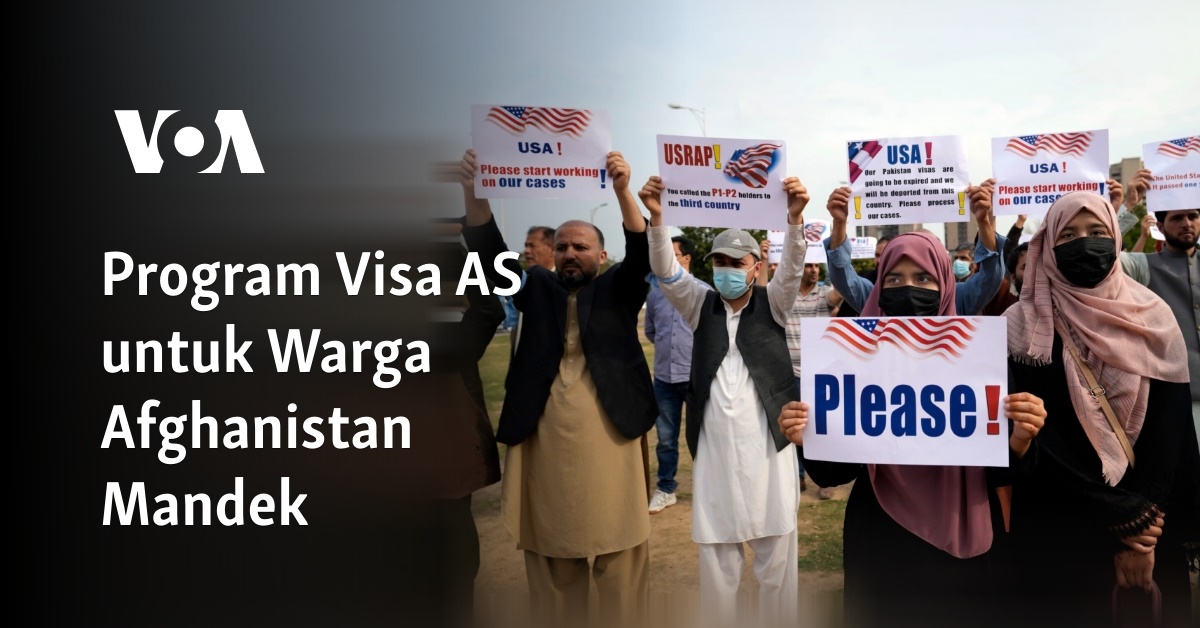 Program Visa AS untuk Warga Afghanistan Mandek