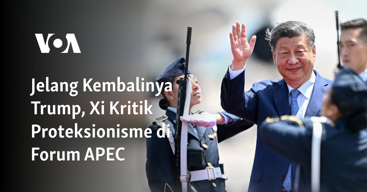 Jelang Kembalinya Trump, Xi Kritik Proteksionisme di Forum APEC