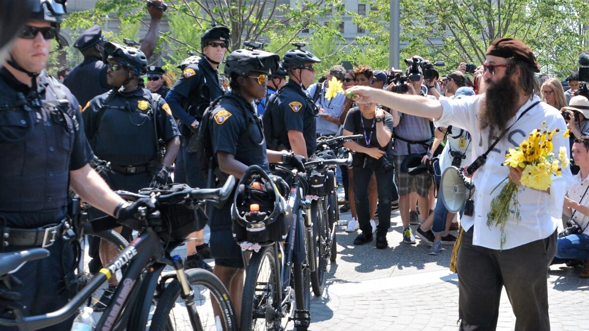 A Rainbow of Protesters at the RNC, Cleveland