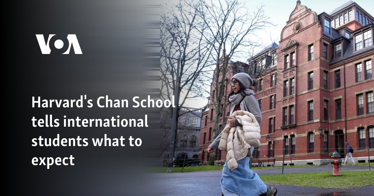Harvard's Chan School tells international students what to expect