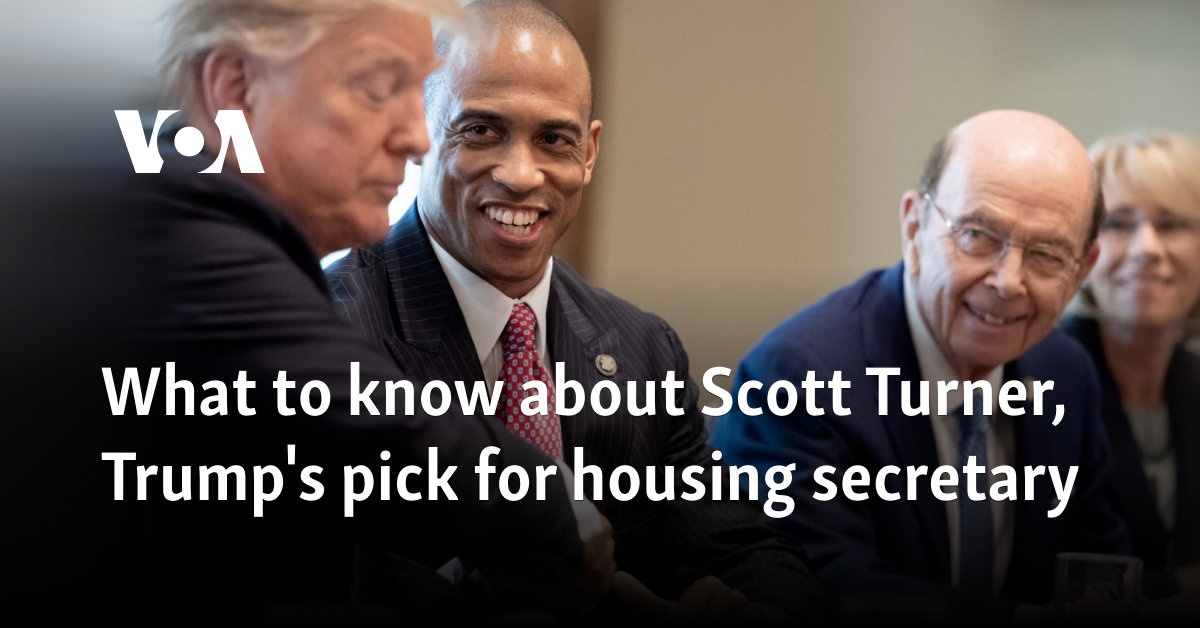 What to know about Scott Turner, Trump's pick for housing secretary