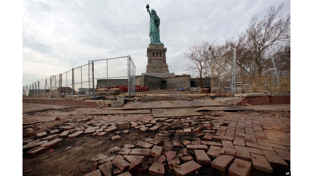 Ellis Island Sandy Hurricane