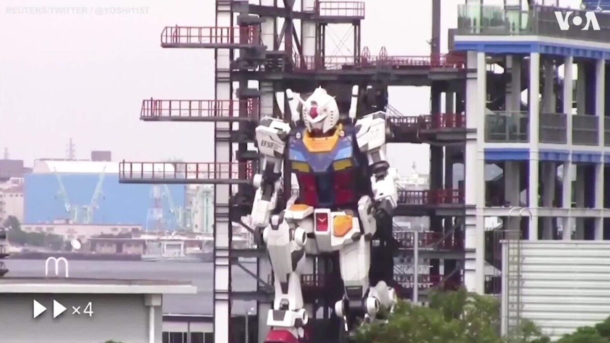 Giant 18-Meter Tall Robot Comes to Life in Japan
