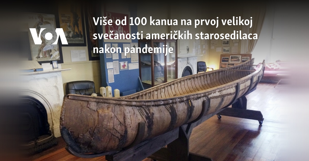 Više od 100 kanua na prvoj velikoj svečanosti američkih starosedilaca ...