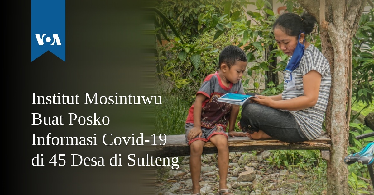 Institut Mosintuwu Buat Posko Informasi Covid-19 di 45 Desa di Sulteng