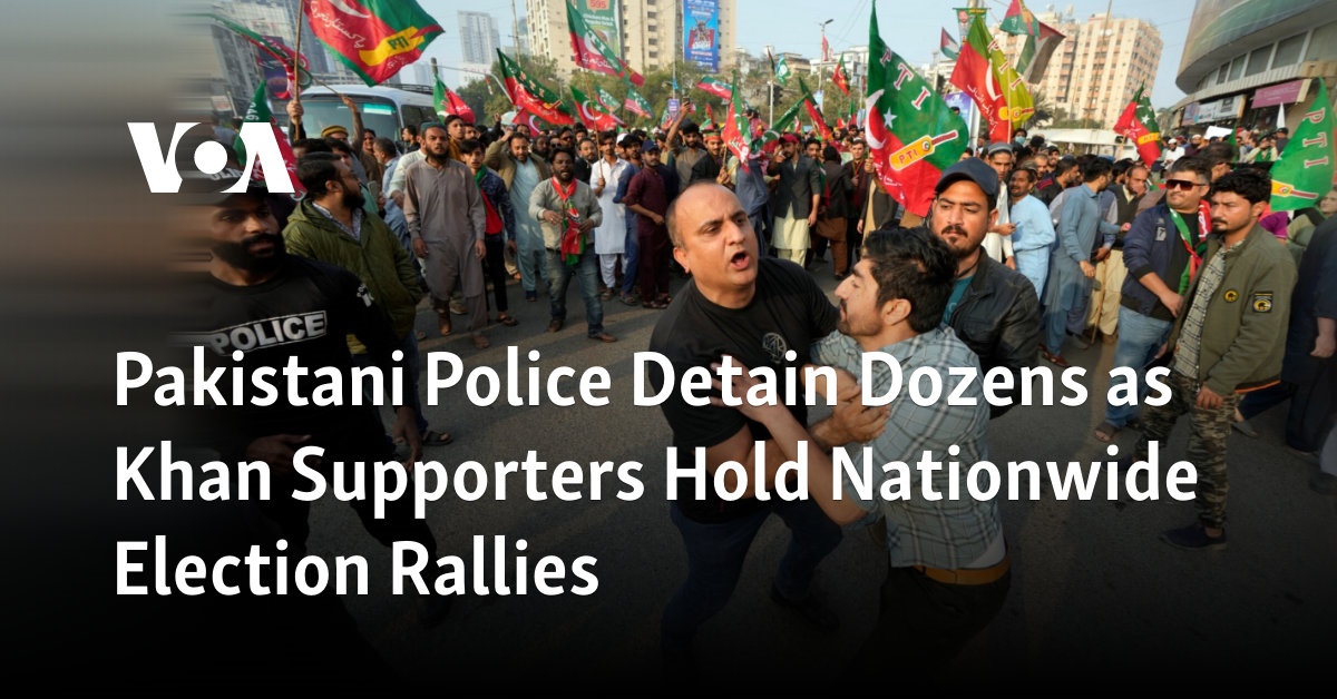 Pakistani Police Detain Dozens as Khan Supporters Hold Nationwide ... Pakistani Police Detain Dozens as Khan Supporters Hold Nationwide ...