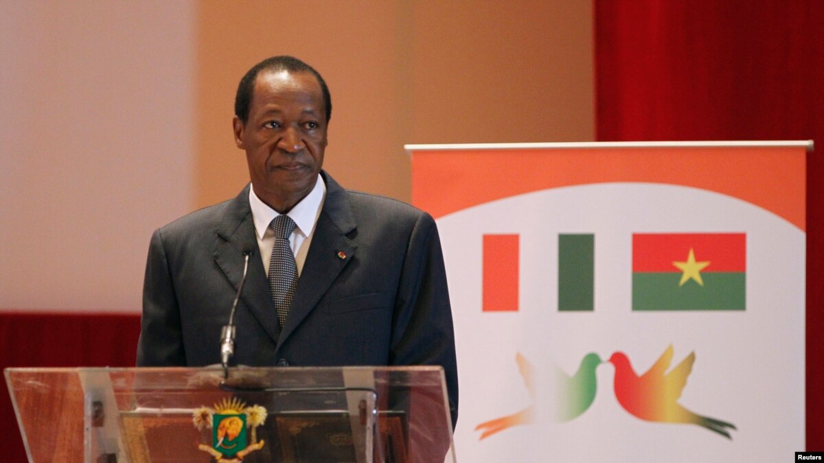 Ex-Burkina Faso President Arrives in Morocco