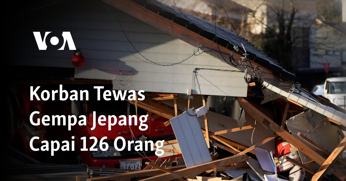 Korban Tewas Gempa Jepang Capai 126 Orang