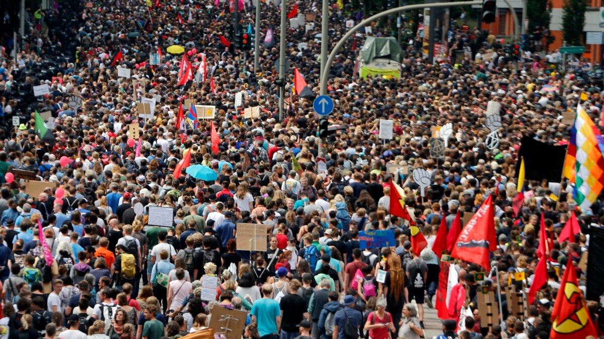 Peaceful Protests Mark End of G-20 Summit Hours After Riots