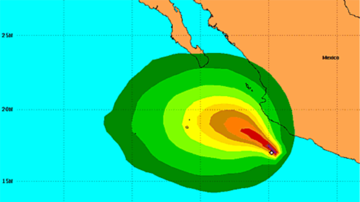 Tormenta tropical Dalila amenaza a México