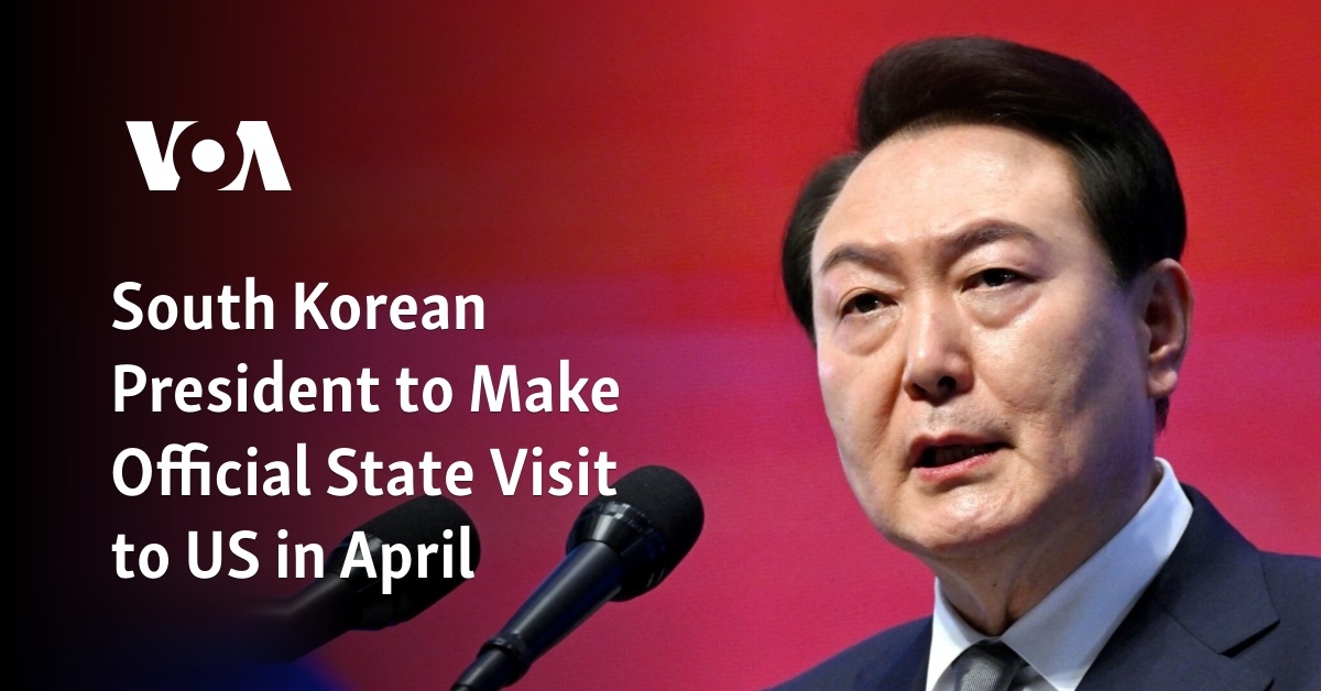 South Korean President to Make Official State Visit to US in April