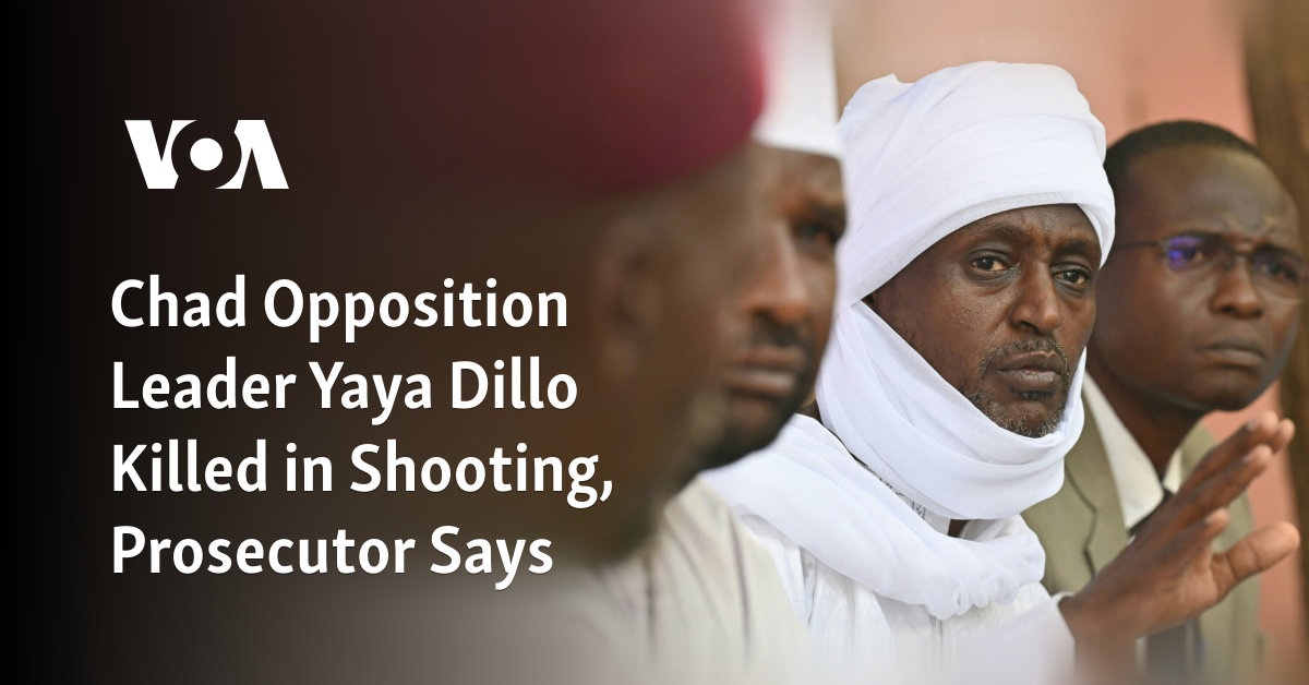 Chadian Opposition Leader Killed in Shootout