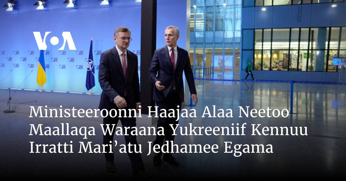 Ministeeroonni Haajaa Alaa Neetoo Maallaqa Waraana Yukreeniif Kennuu ...