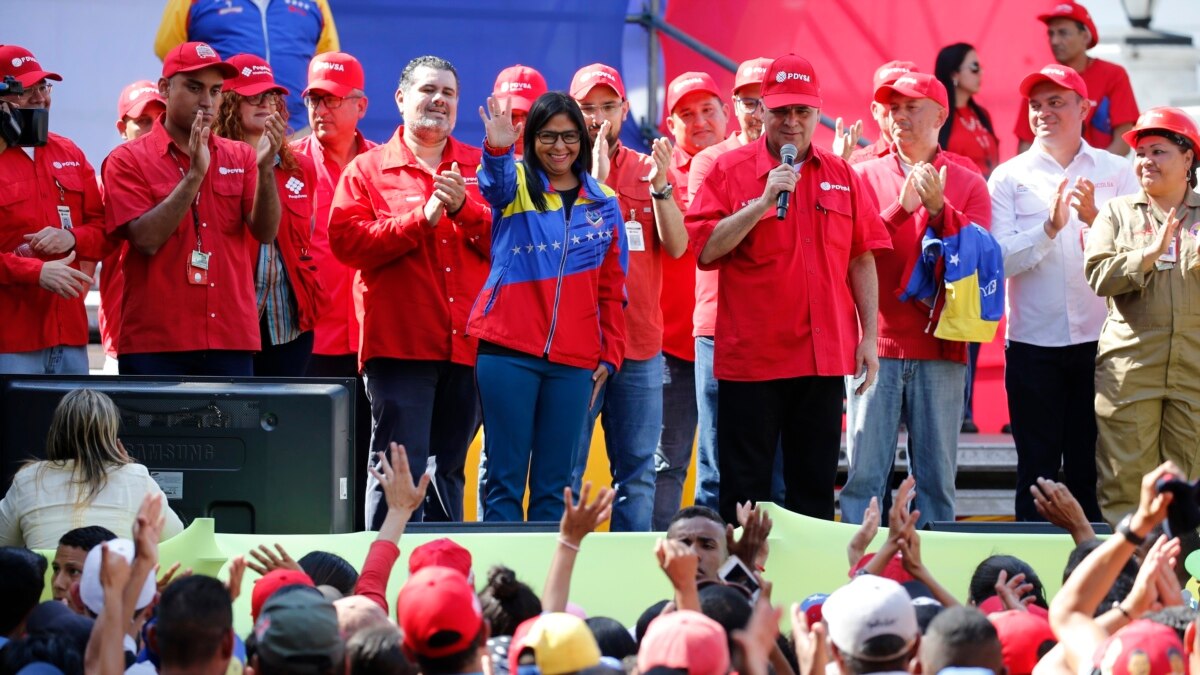 Trabajadores de Pdvsa marcharon a favor de la compañía
