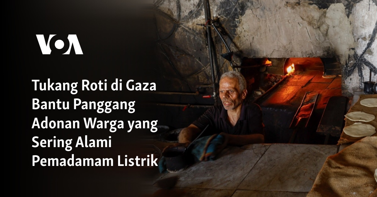 Tukang Roti di Gaza Bantu Panggang Adonan Warga yang Sering Alami ...