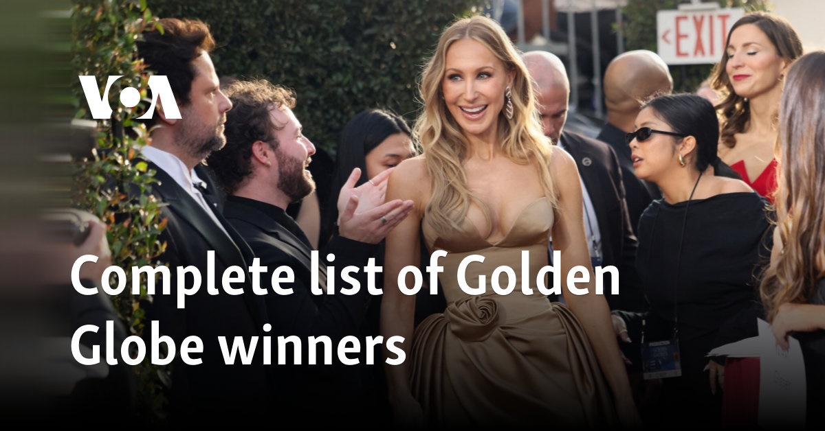 Complete list of Golden Globe winners