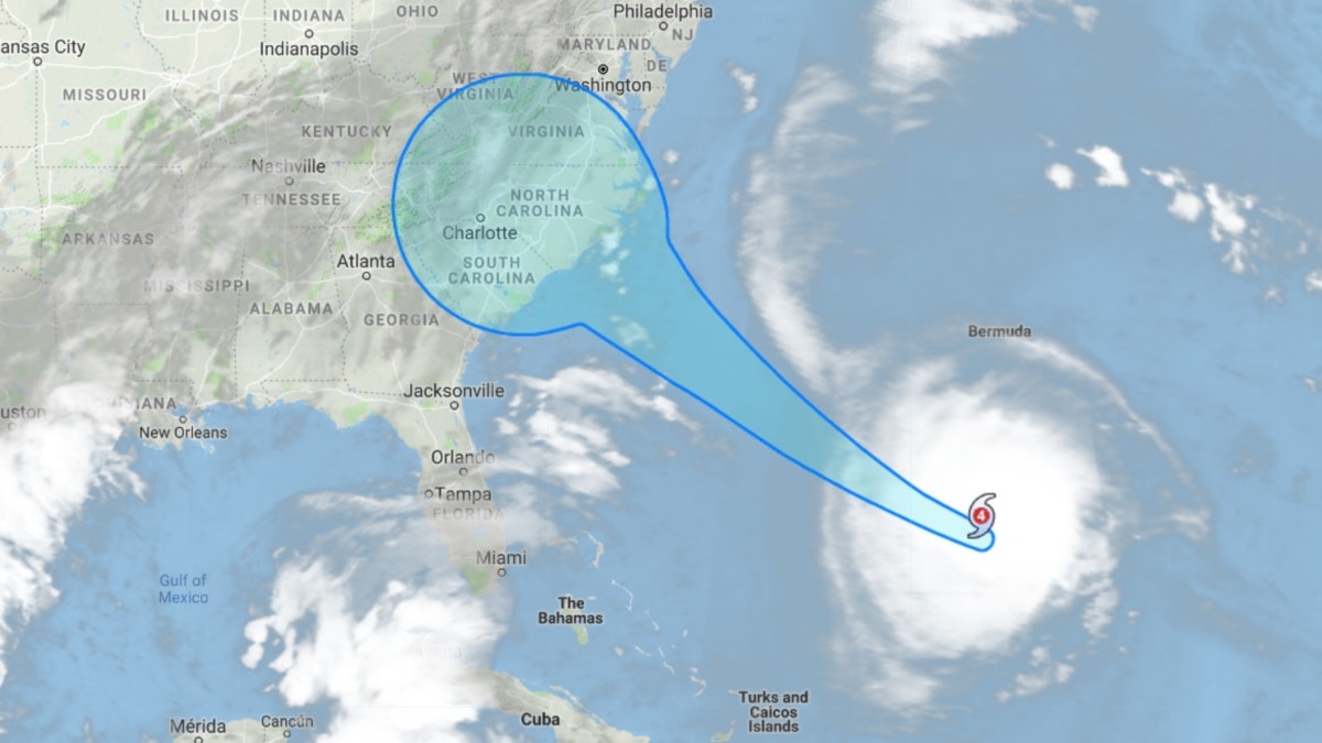 Hurricane Florence Map