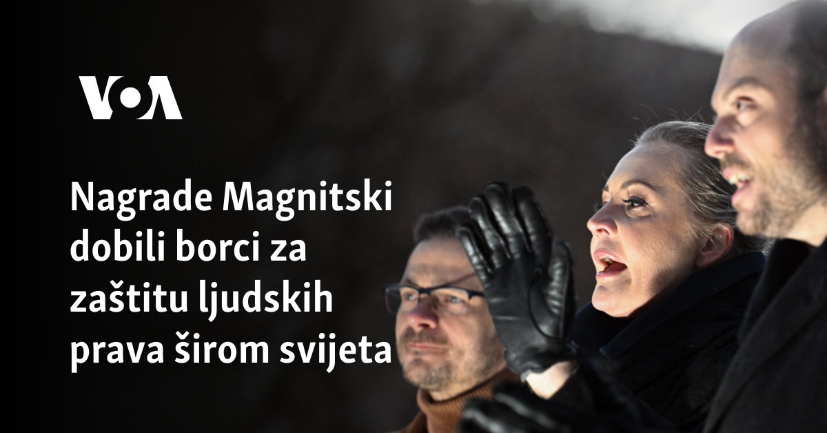 Nagrade Magnitski dobili borci za zaštitu ljudskih prava širom svijeta