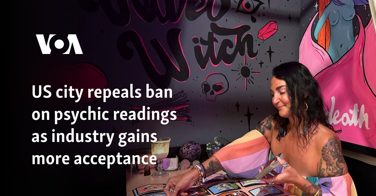 US city repeals ban on psychic readings as industry gains more acceptance